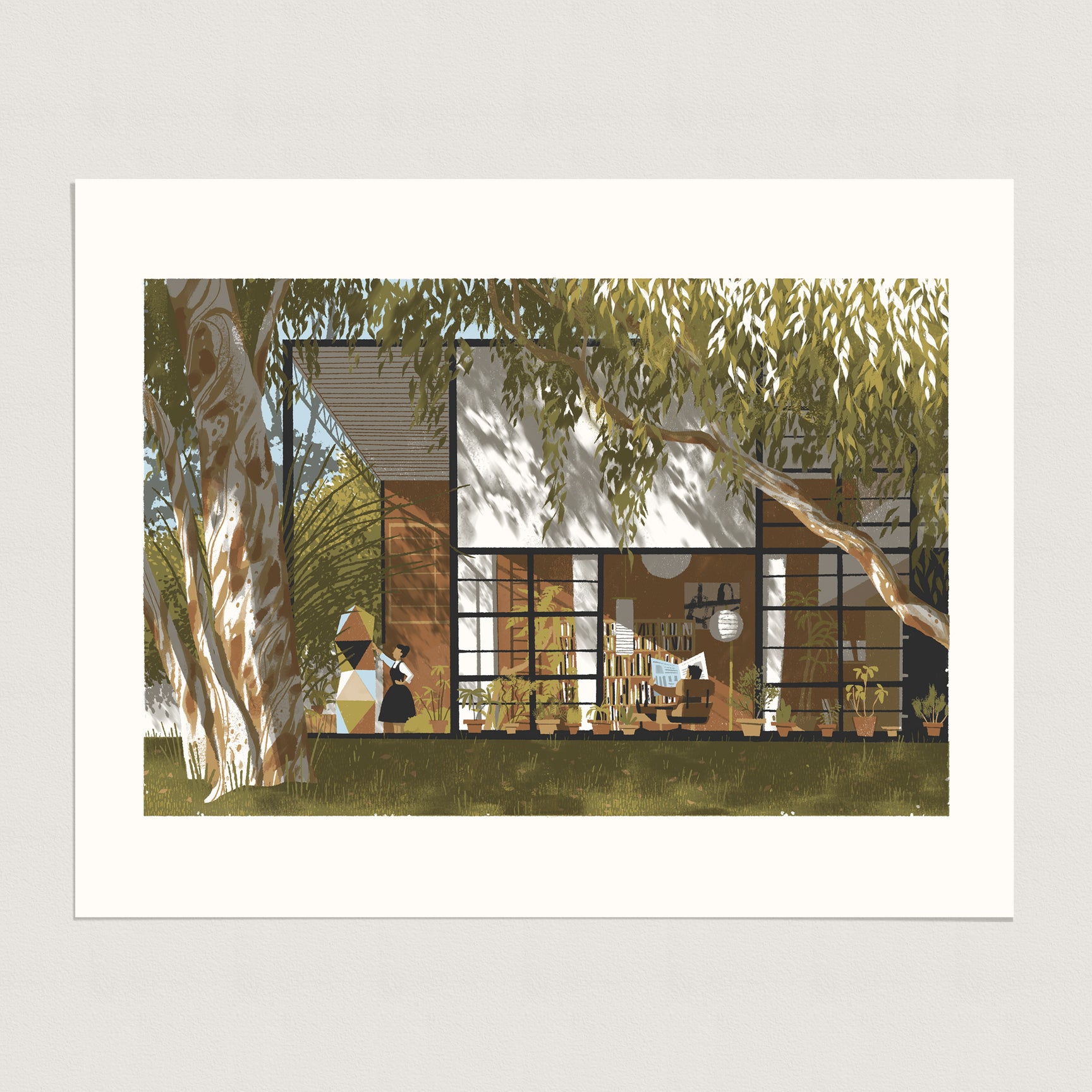 Eames House – Chris Turnham Illustration