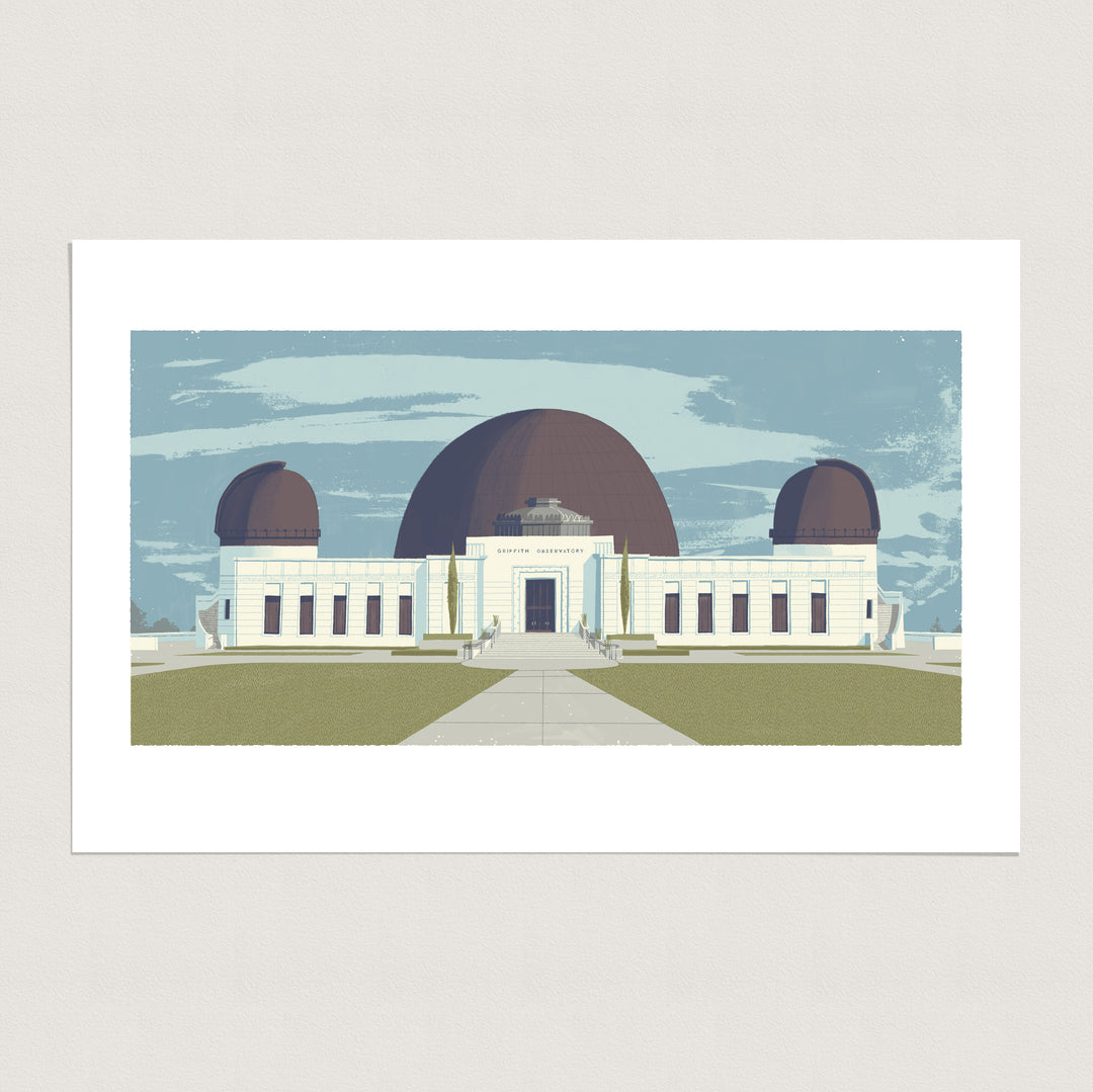 The Griffith Observatory – Chris Turnham Illustration