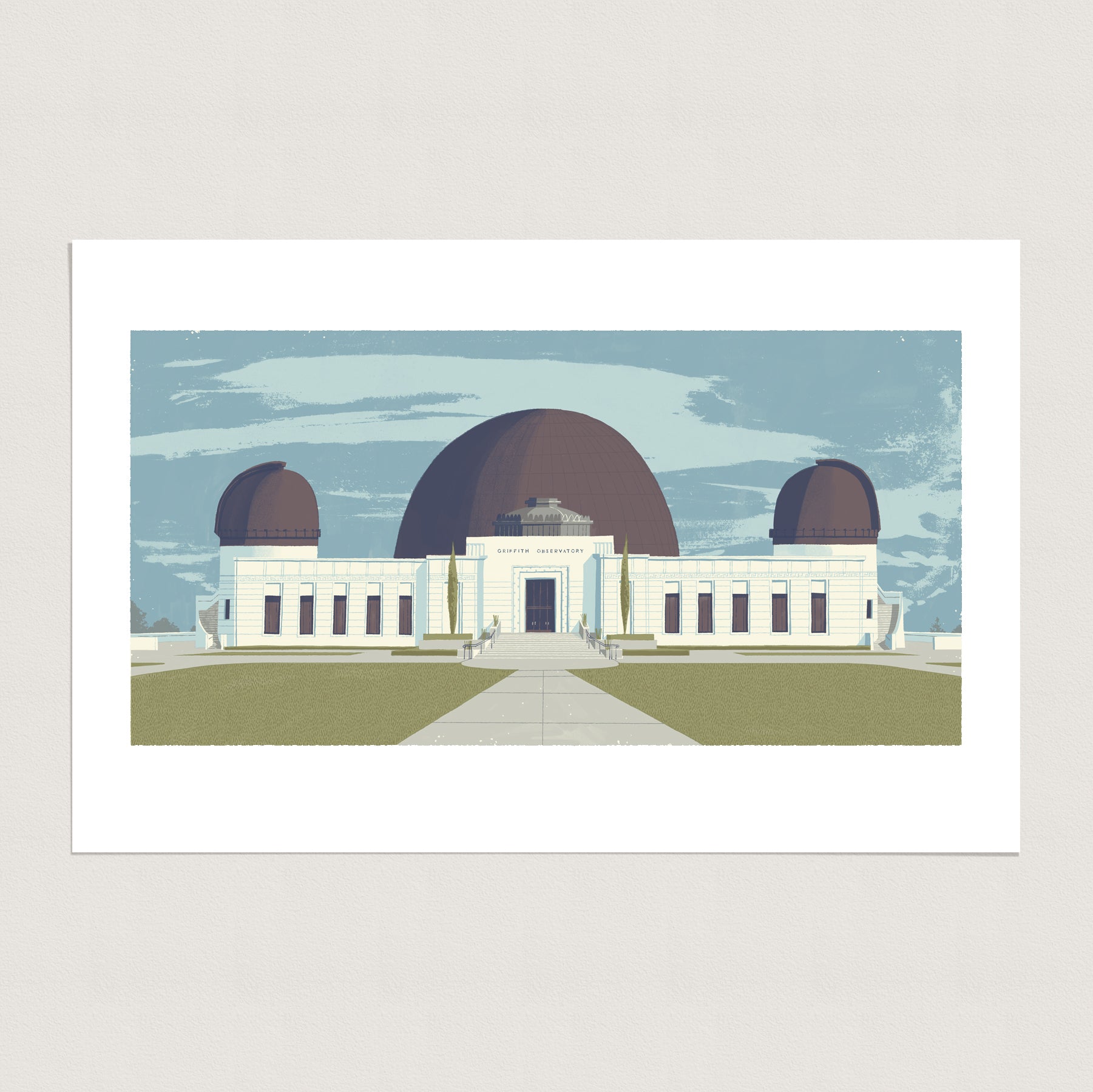 The Griffith Observatory – Chris Turnham Illustration